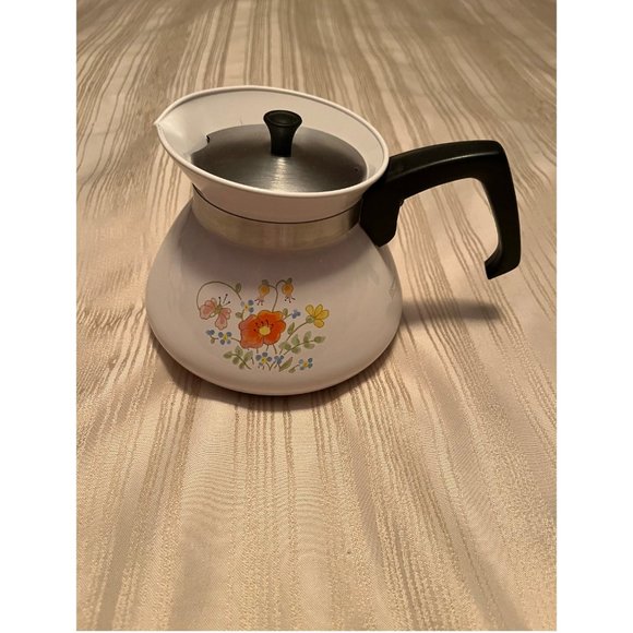 Corningware | Kitchen | Corning Ware Coffee Tea Pot Wildflowers Ceramic ...